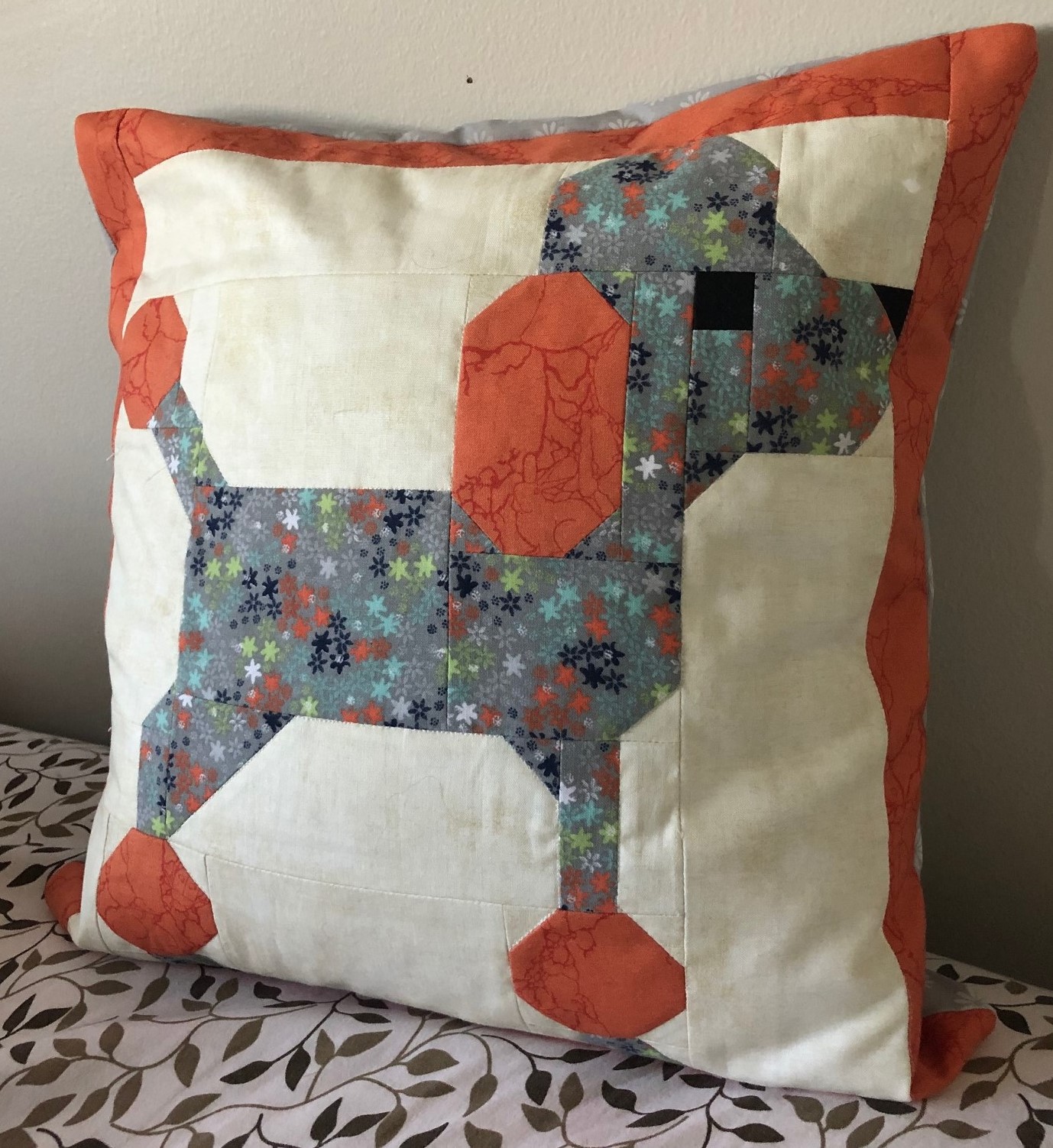 FO: Poodle pillow – Wandering Cat Studio