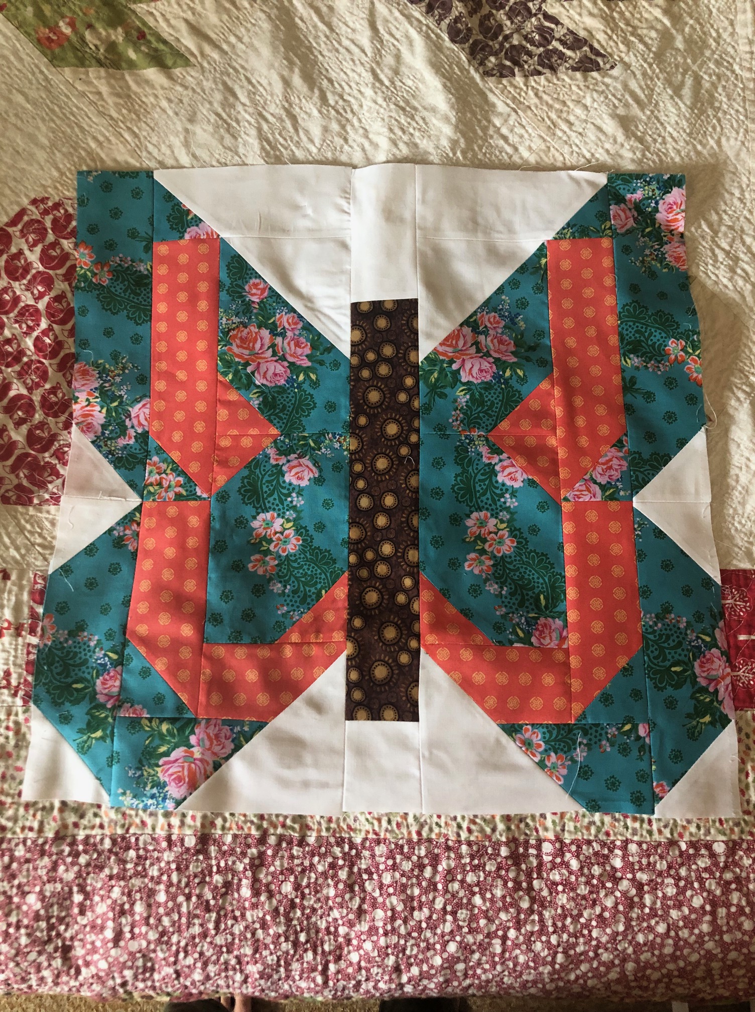 FO: Burton’s June Quilt – Wandering Cat Studio